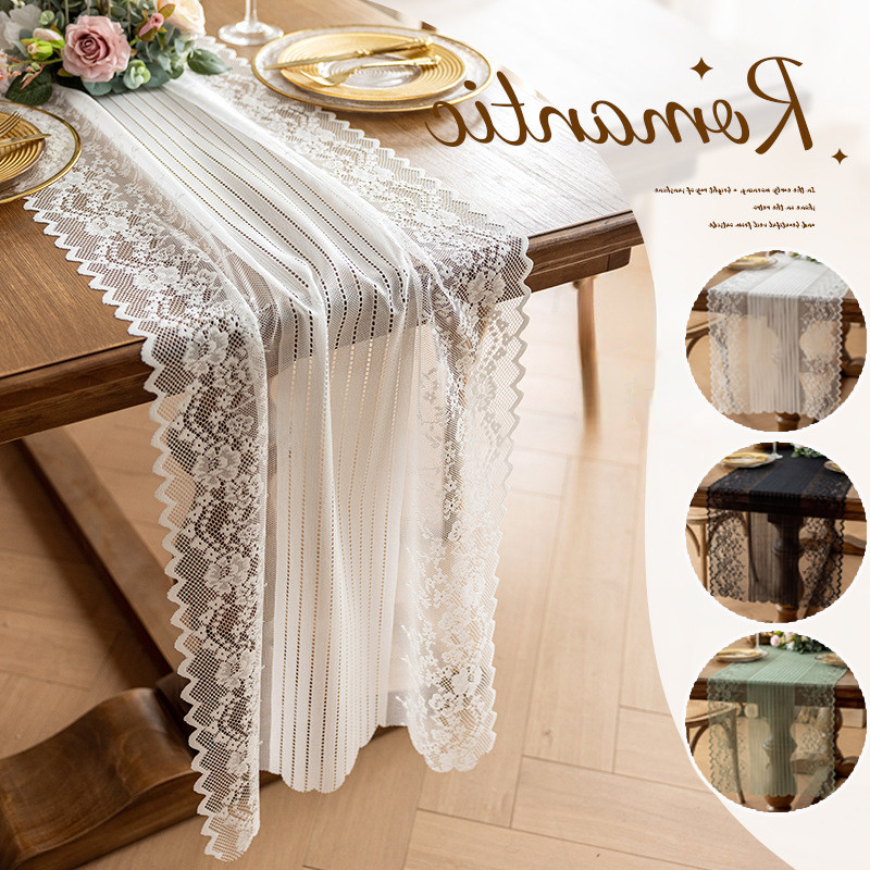 Table Runner Lace Long Tablecloth Suitable for Home Decoration Coffee ...