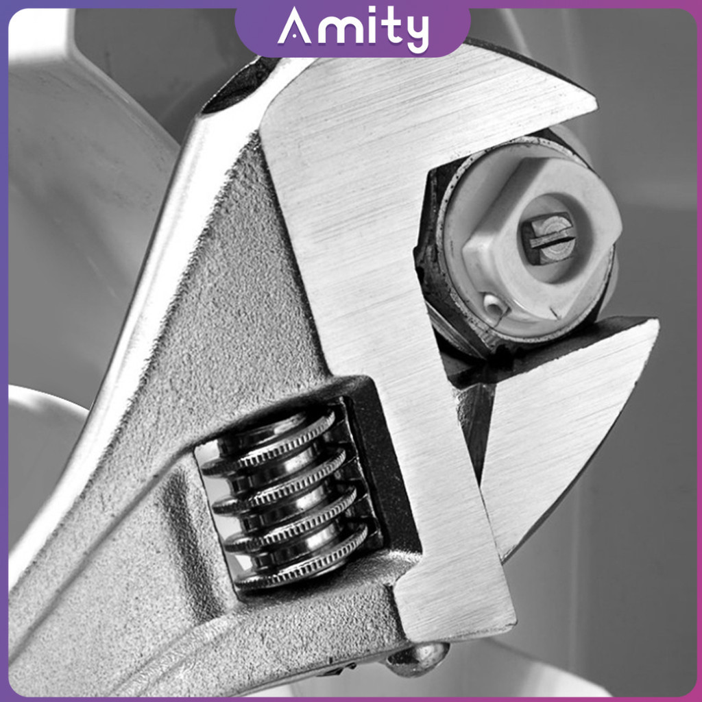Amity Adjustable Wrench Secure Adjustable Jaw/Rust Resistant Finish ...