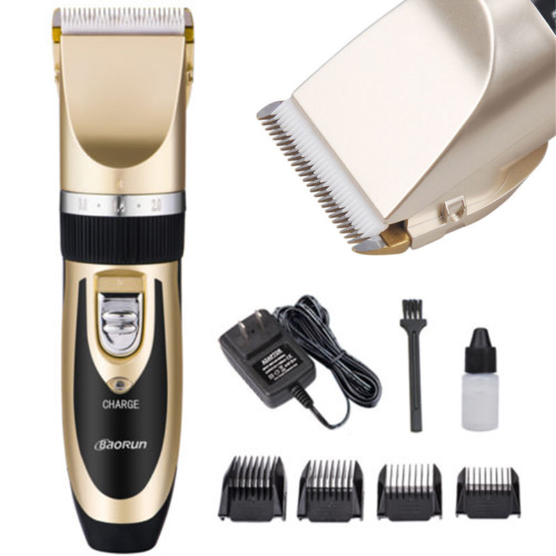 Professional Electric Hair Trimmer Clipper Men's Shaver Barber Haircut ...