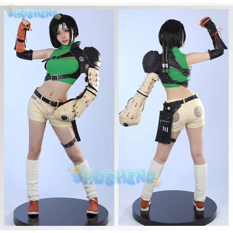 Final Fantasy 7 Yuffie Kisaragi Cosplay Costume Cos Game Anime Party ...