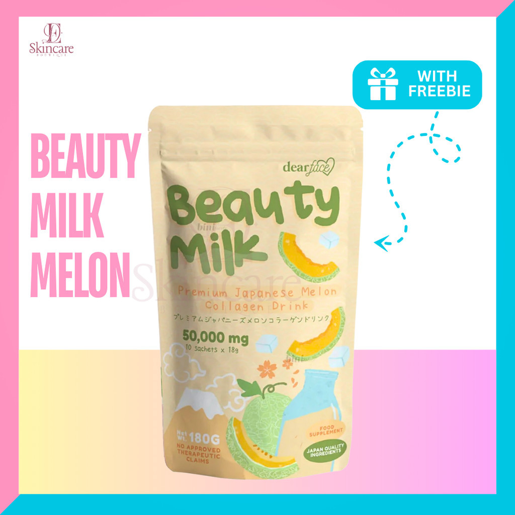 Dear Face Beauty Milk Premium Japanese Melon Collagen Drink | Shopee ...