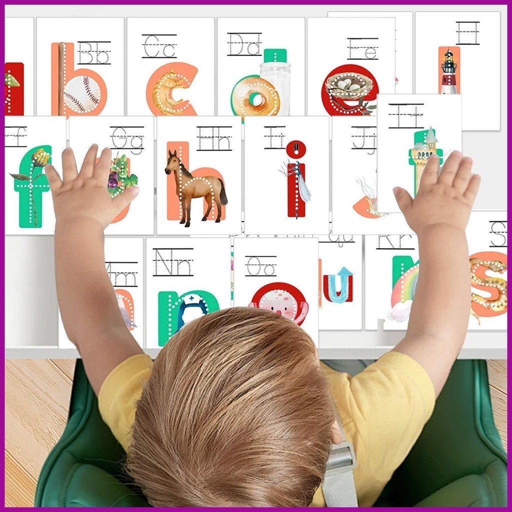 Alphabet Flash Cards Classroom Alphabet Cards Early Learning Flash ...