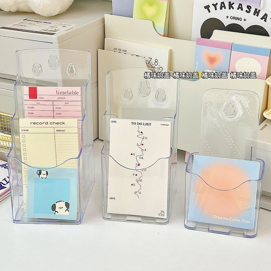 Transparent Transparent Small Card Sticker Storage Box ins Style ...