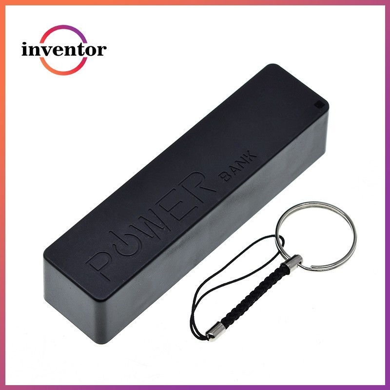 USB Power Bank Case Kit 18650 Battery Charger DIY Box Shell Kit Black ...