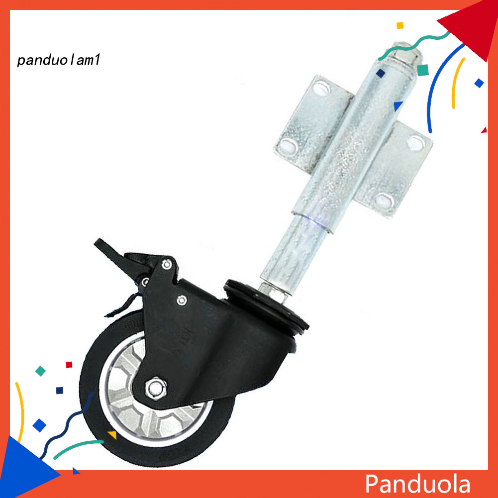 PANDU Mn Steel Spring Loaded Gate Swivel Caster Wheel Roller Fence ...