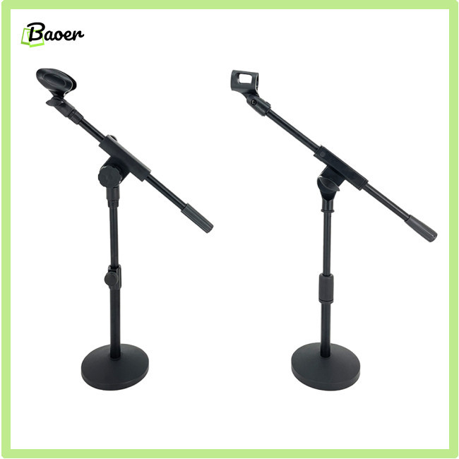 【100%Authentic】 Microphone Stands Adjustable Desktop Microphone Stand ...