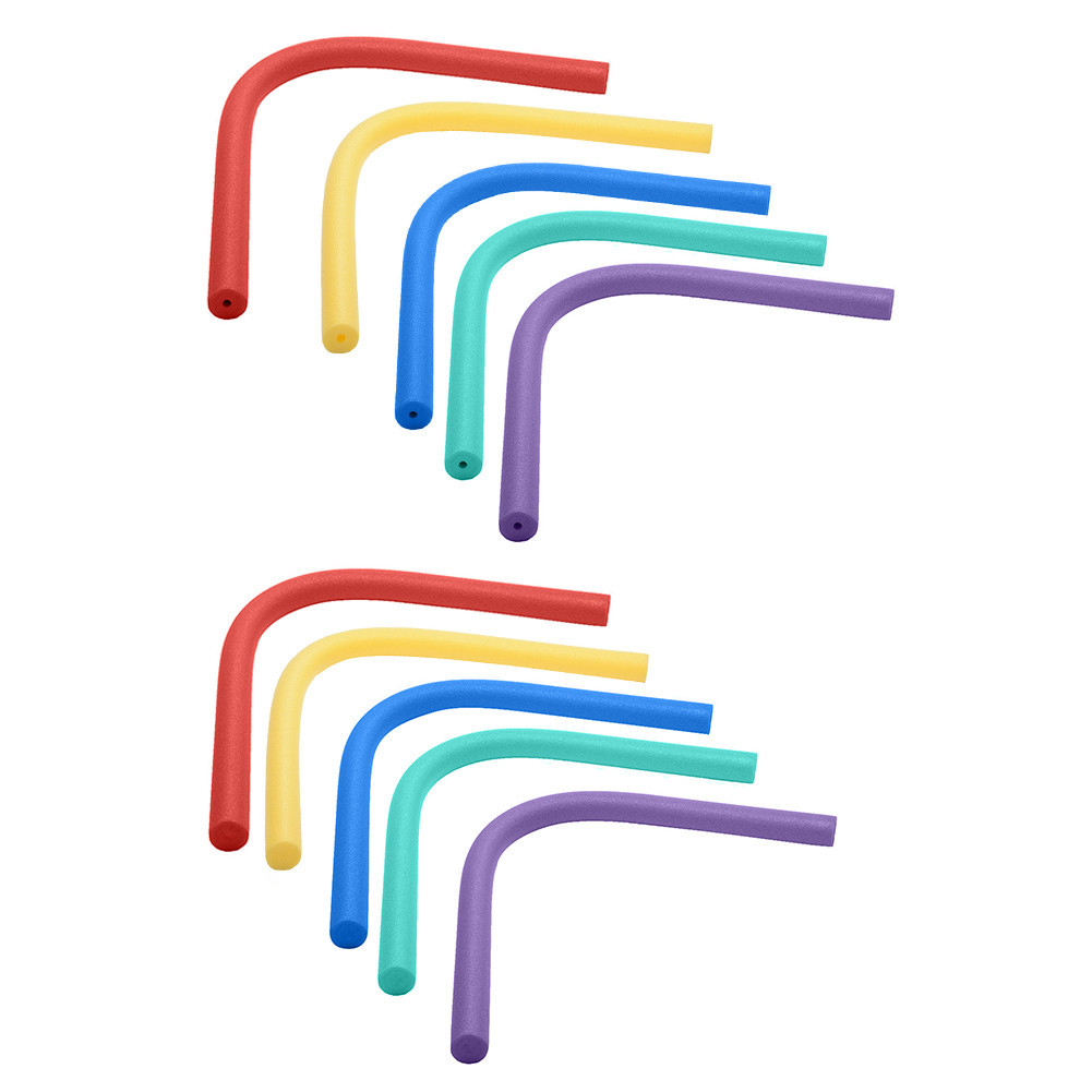 1-5PCS Swimming Pool Noodle Floater Colorful Float Assisted Solid Foam ...