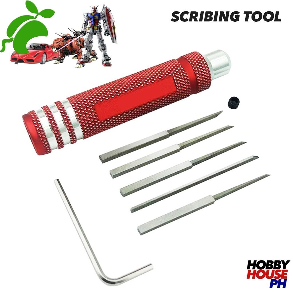 QSSYY Gundam Hobby Resin Scribing Tool Set with 3 FREE SCRIBING TAPES ...