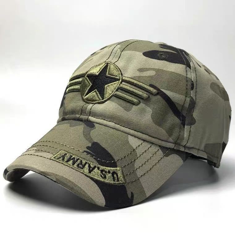 Men Baseball Cap Spring Autumn Camouflage Military Cap Peaked Cap ...