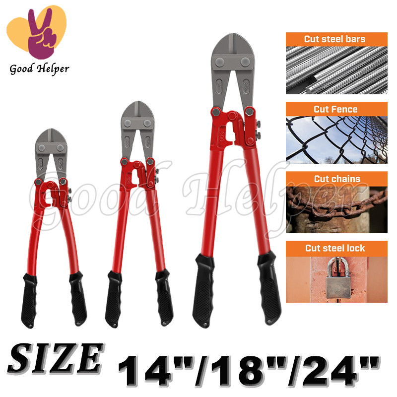 14 inch Bolt Cutter Wire Cutter 18 inch Rubber Grips 24 inch Clipper ...