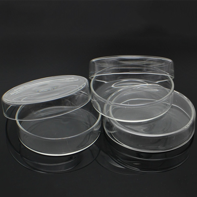 Dia 45mm to 150mm Glass Petri Dishes Cell Culture High Borosilicate ...