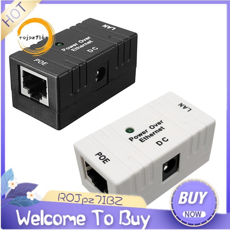 100 Mbps 5V 12V 24V 48V/1A BJW POE Injector Power Splitter for IP ...
