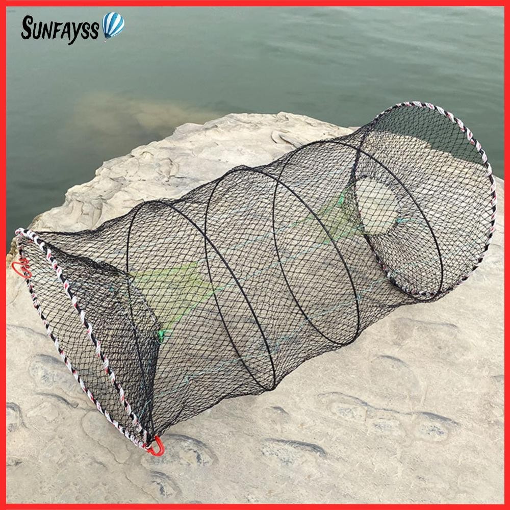 [Sunfayss.ph] Folding Crab Trap Folding Fishing Net Collapsible Casting ...