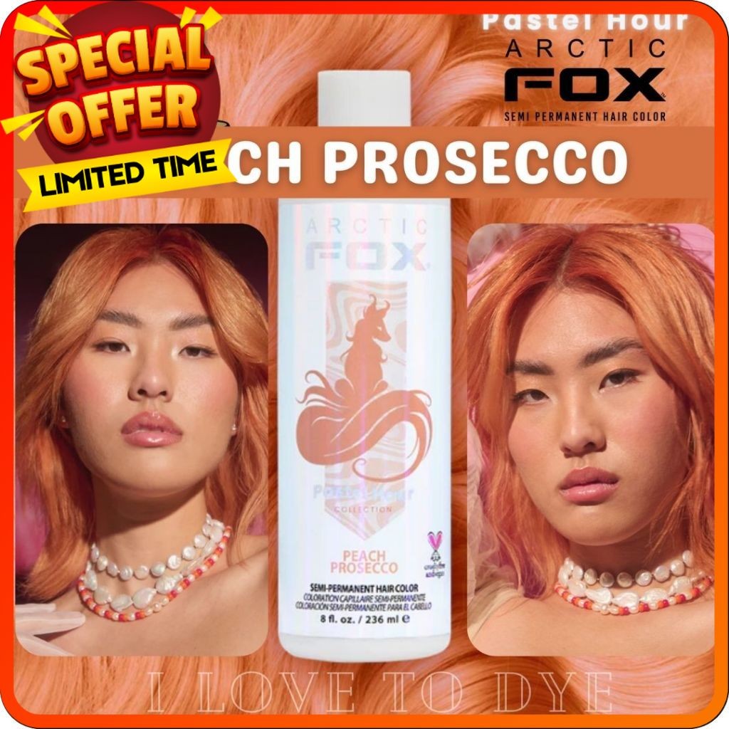 [I Love to Dye] Arctic Fox Peach Prosecco Pastel Hour Semi Permanent ...