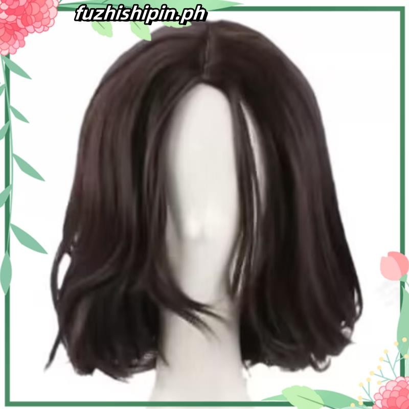 Jason John Wick Chapter 4 John Wick Cosplay Wig Brown Black Short Curly ...