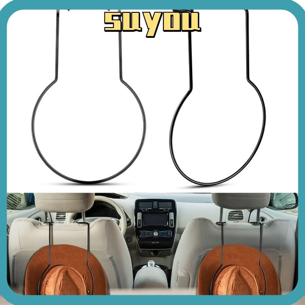 SUYO Car Hat Rack, Arc-shaped Metal Cowboy Hat Rack, Suspension Black ...