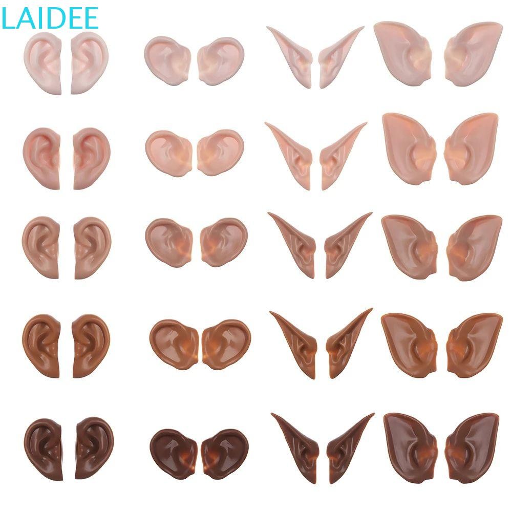 LAIDEE Doll Ears Plastic DIY Doll Artificial Ears Elf Ears White Tan ...