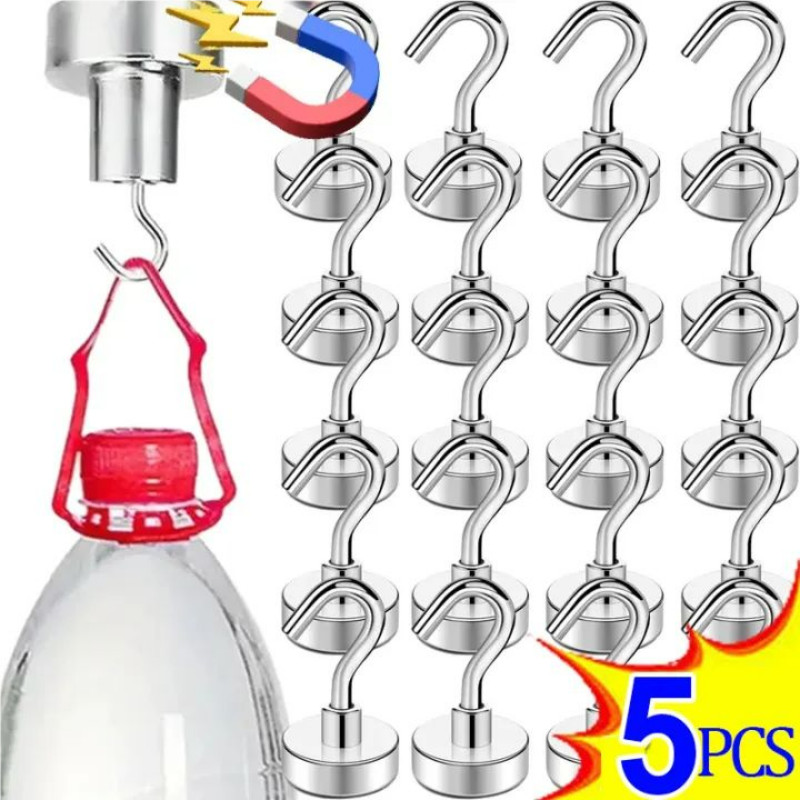 Multi-Purpose Load Bearing Magnetic Storage Hook / Metal Heavy Duty ...