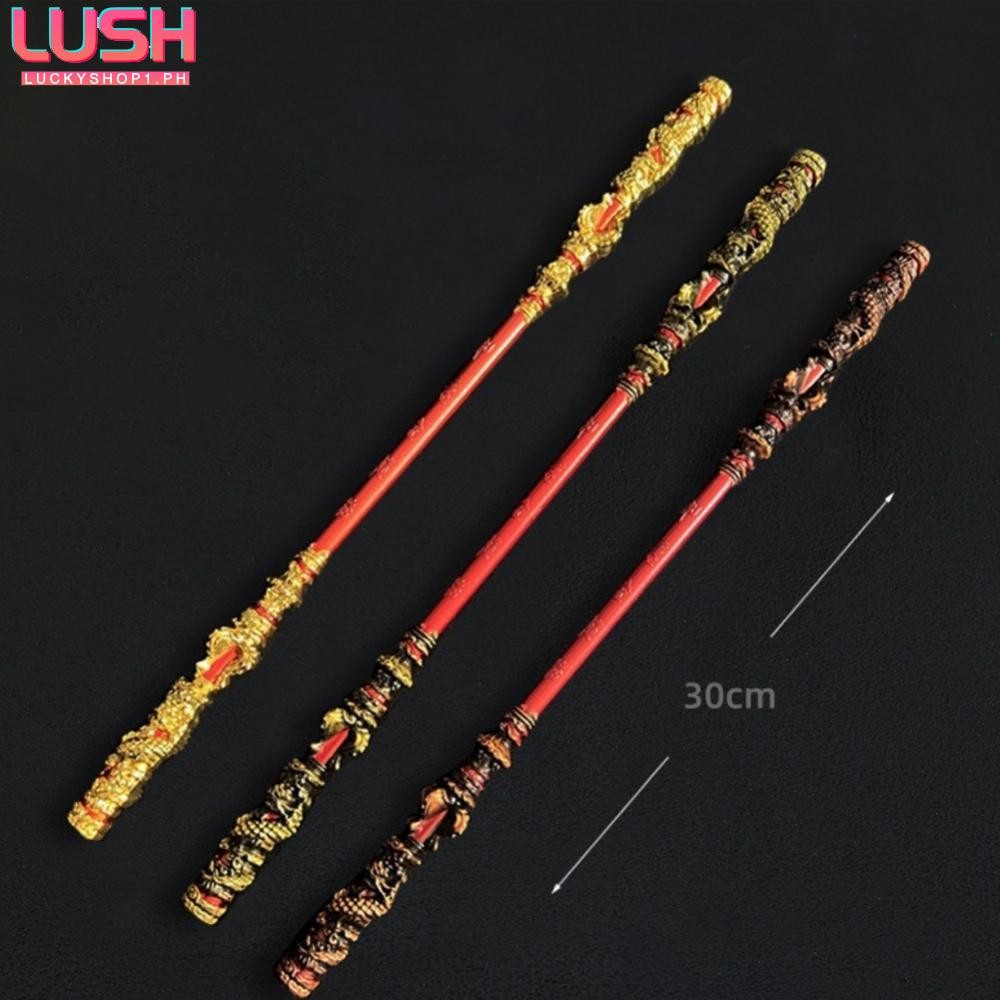 [LUSH] Black Myth Wukong Game Peripheral Ru Yi Gold Hoop Toy Alloy Gold ...