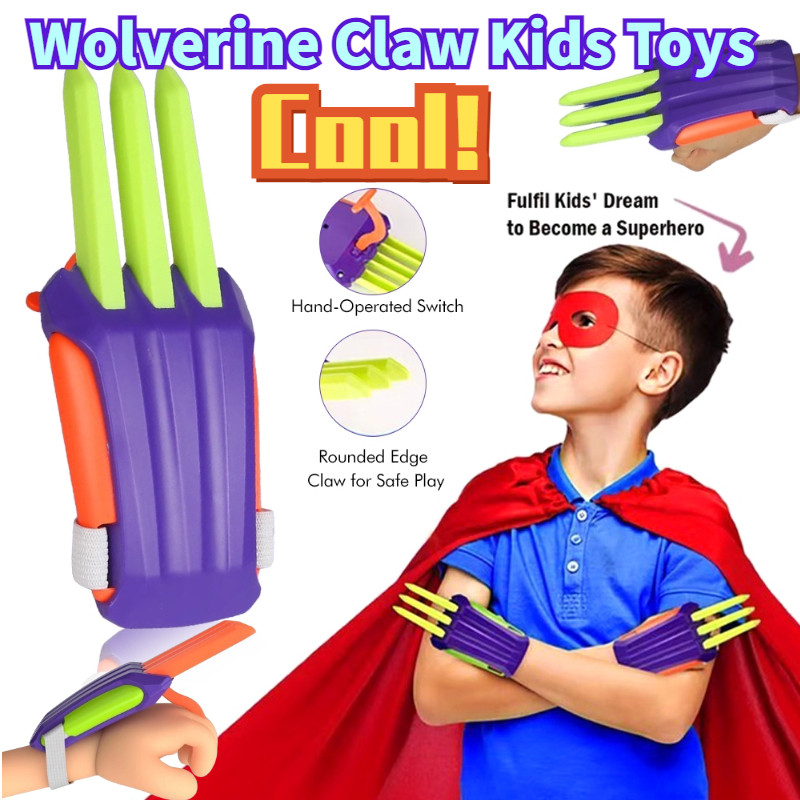 Wolverine Claw Kid Toy 3D Printing Radish Wolf Claw Toy Radish Claw X ...