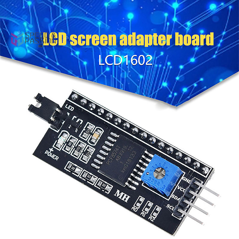Speed Iic I2c Twi Spi Serial Interface Board Port Arduino Lcd1602 Adapter Plate Lcd Adapter