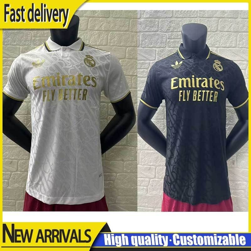 [Player edition] Real 2425 Madrid Special Edition Black White T-shirts ...