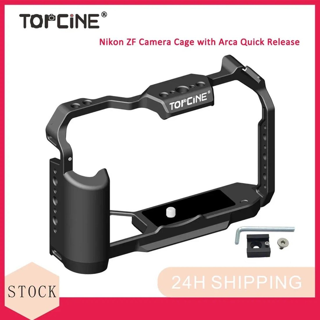 Topcine ZF Camera Cage for Nikon ZF,Built-in Arca-Swiss Quick Release ...
