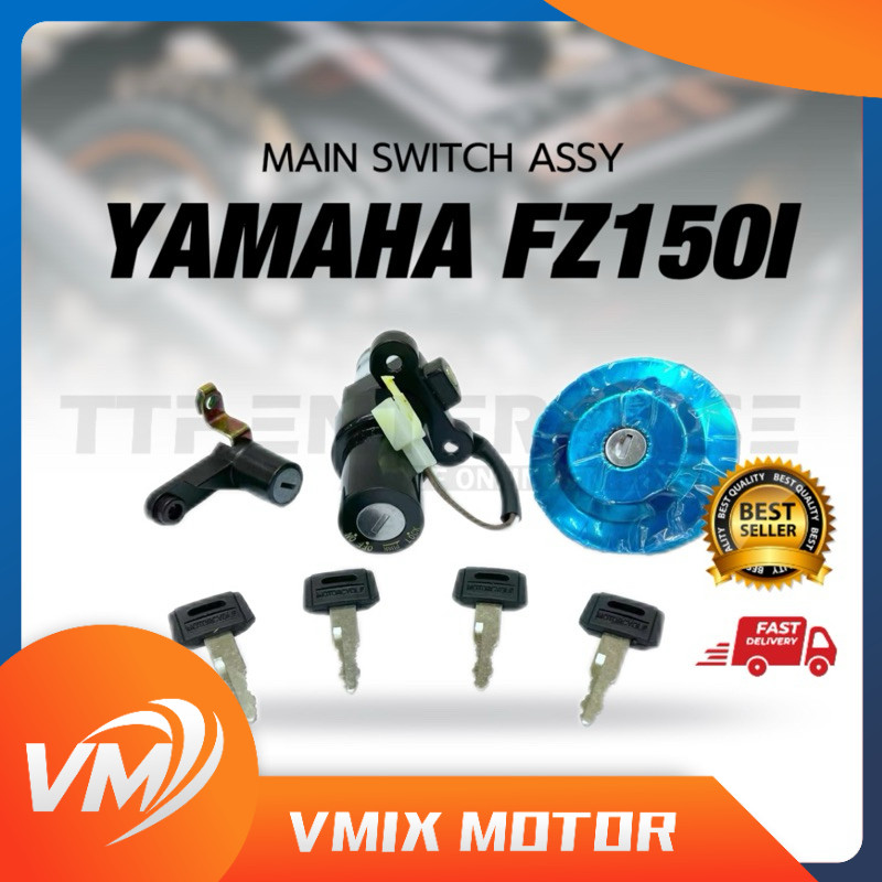 YAMAHA FZ150I MAIN SWITCH ASSY KEY SET LOCK KUNCI SUIS FZ 150 I ...