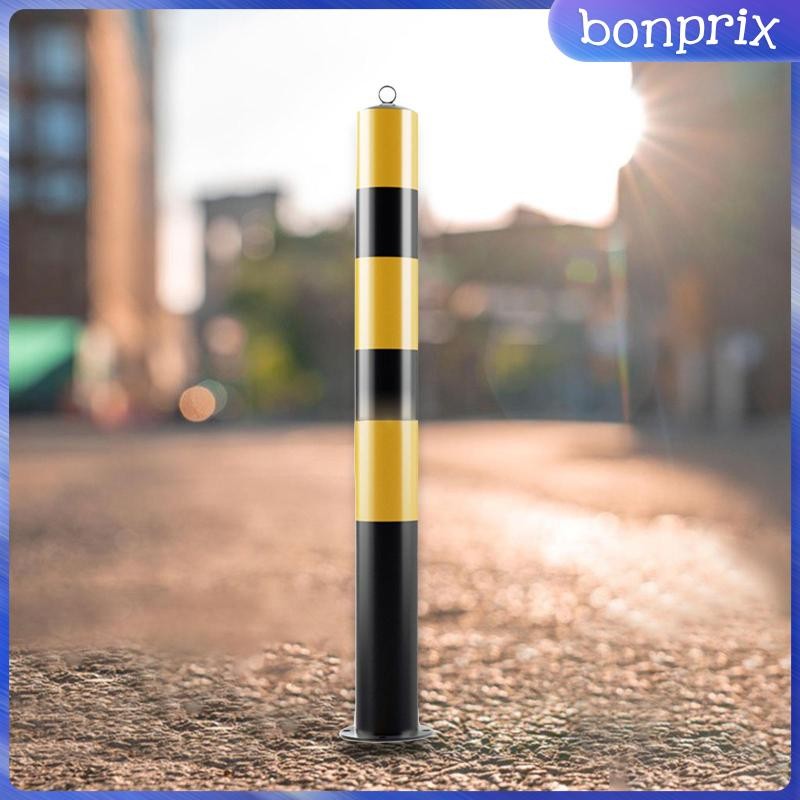 [Bon] Bollard Accessory 30'H Black And Yellow Multi-Functional Parking ...