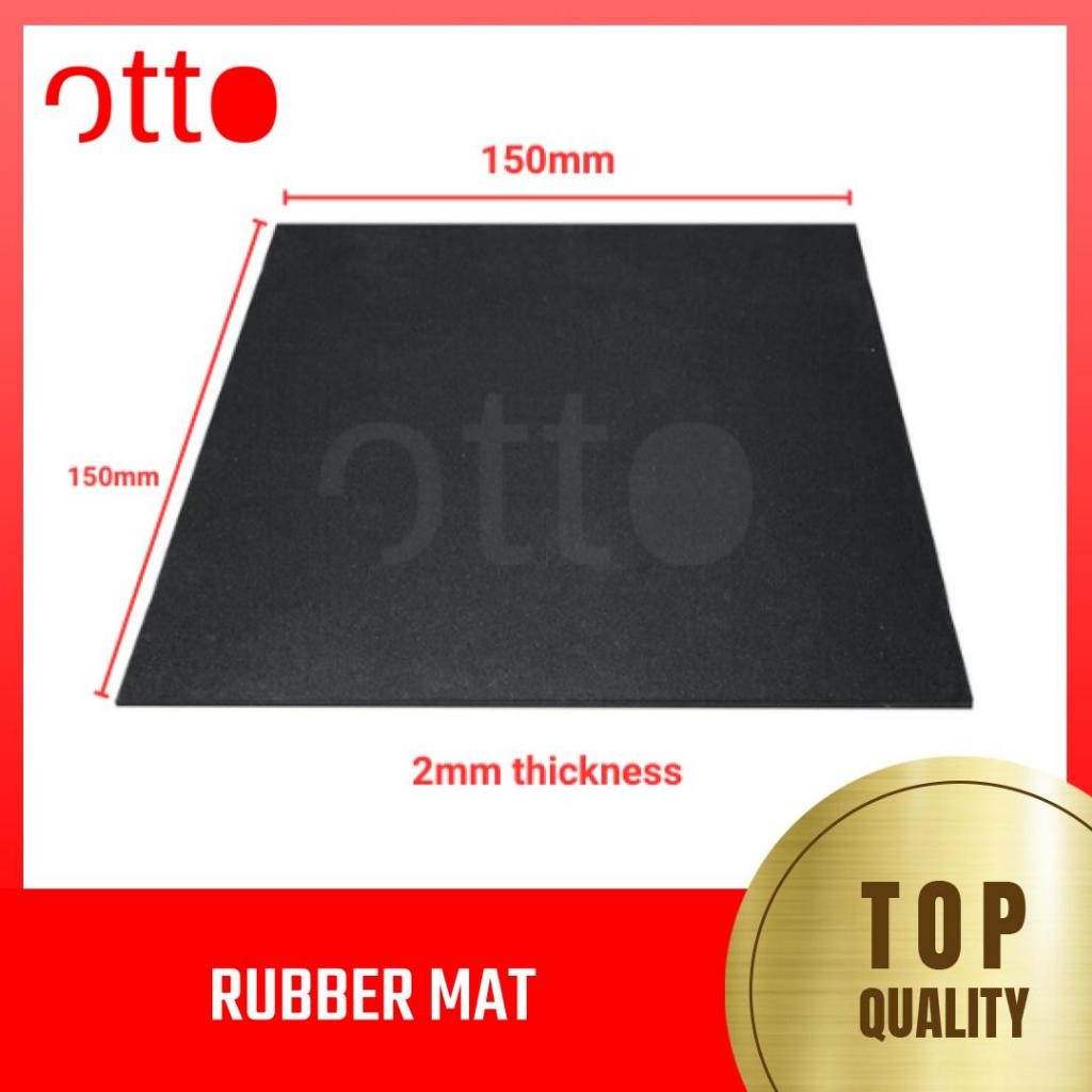 Rubber Mat (150mm x 150mm x 2mm thick) | Shopee Philippines