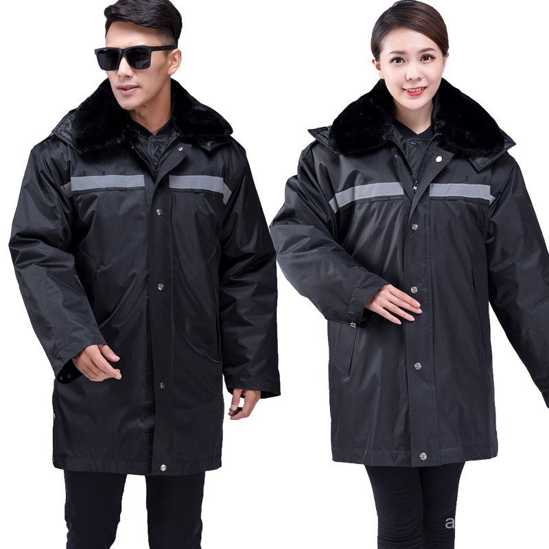 Security Coat Winter Property Security Cotton-Padded Clothes Subway ...
