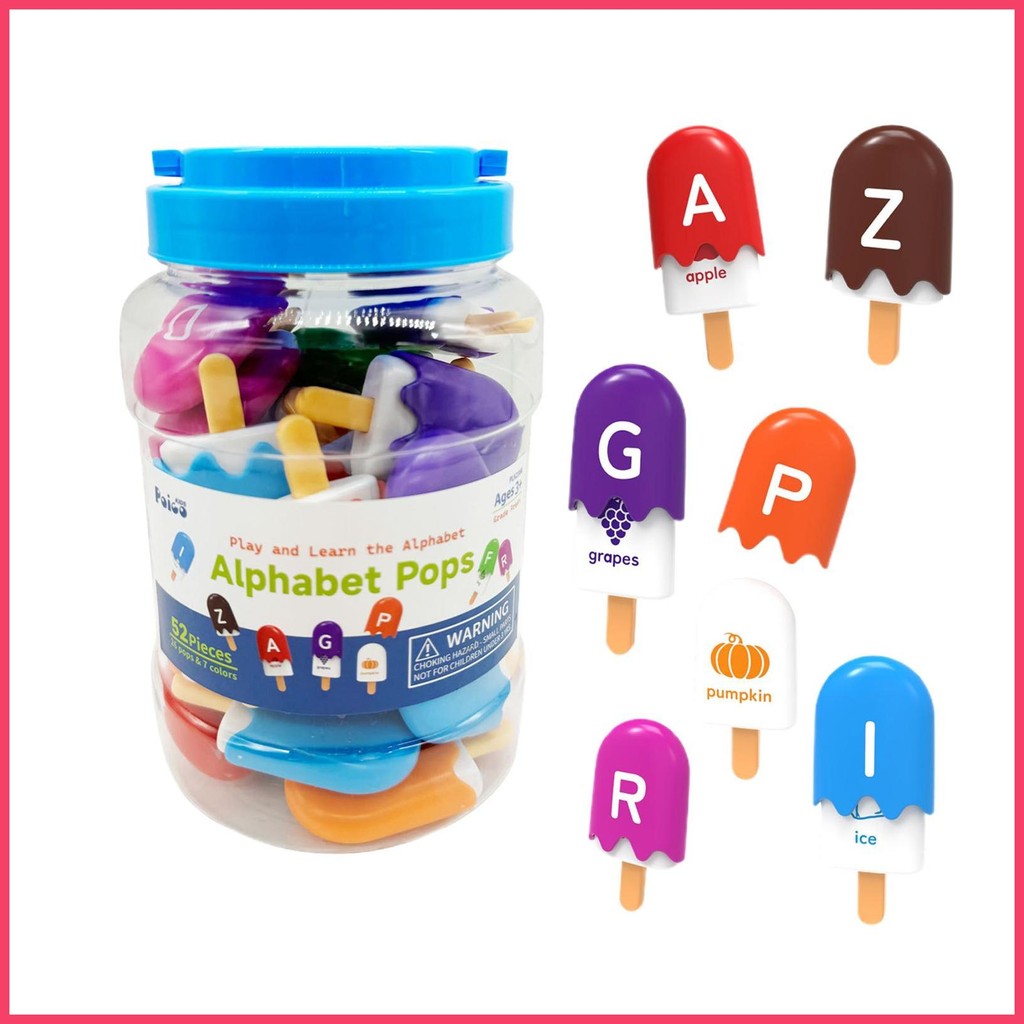 Ice Cream Alphabet Toy Letter Pairing Toy Fun Letter Ice Cream Color ...
