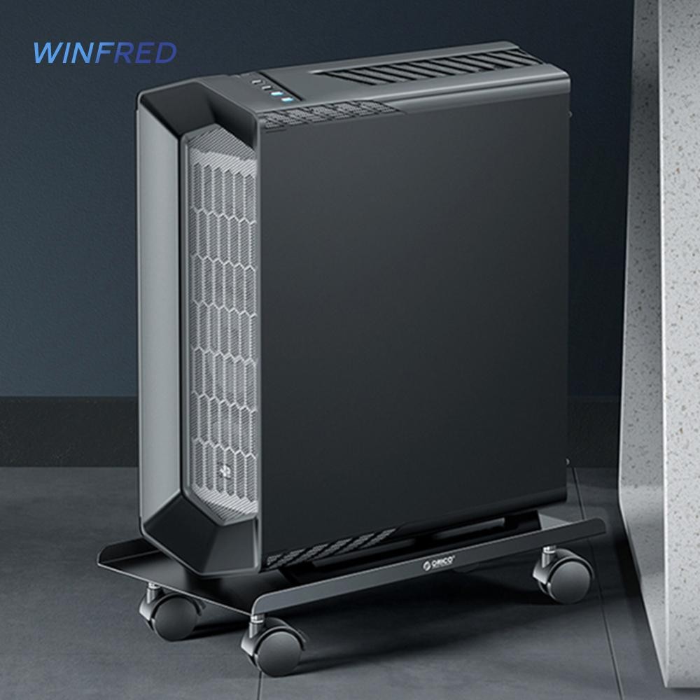 OEI Steel Mobile CPU Stand Computer Tower PC Holder with 2 Locking ...