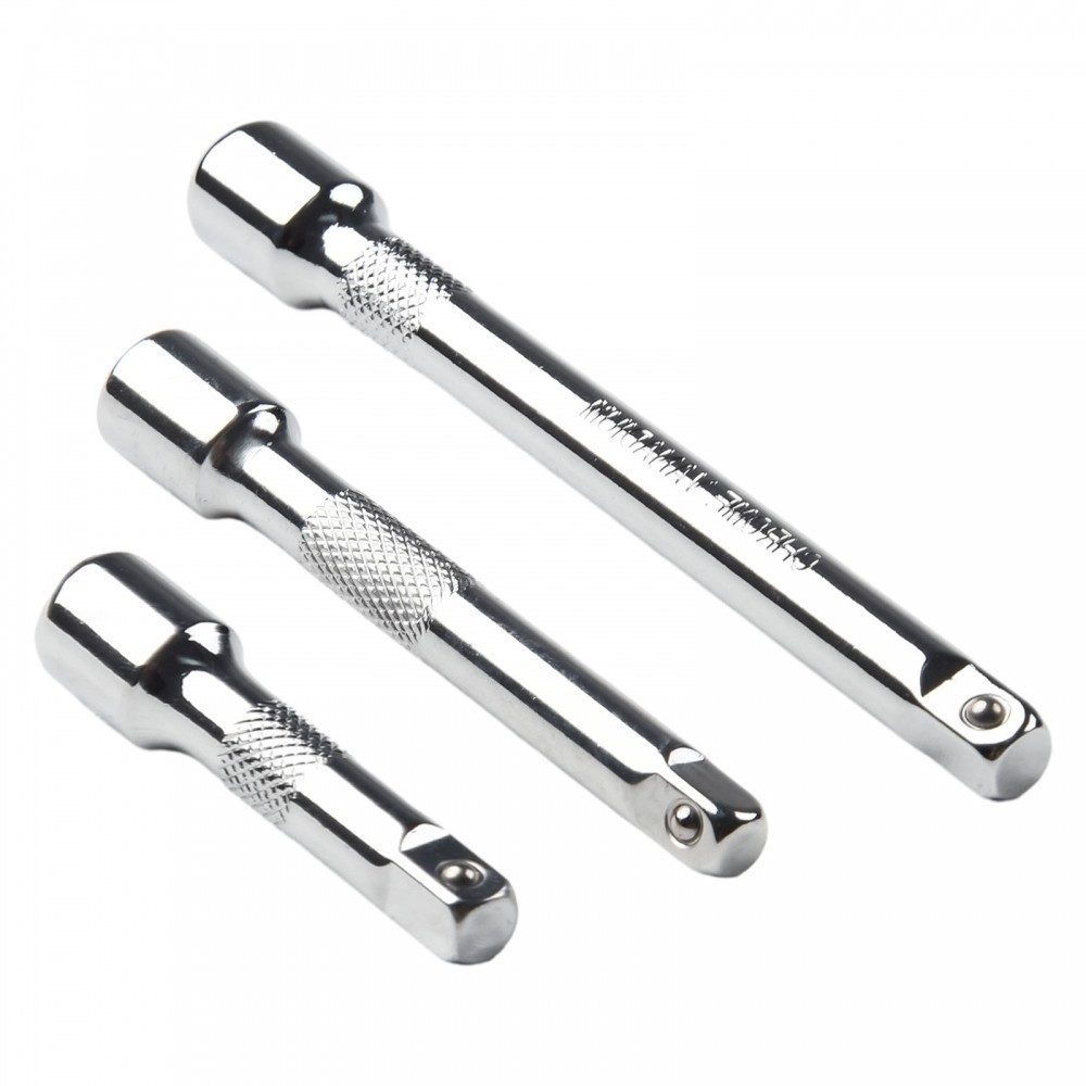 3X Ratchet Socket Wrench Extension Bar Sleeve Adapter Extender Kit 50 ...
