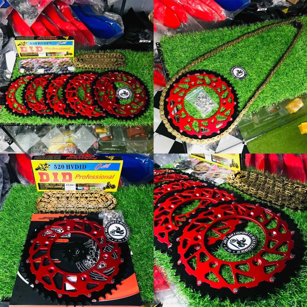 CRF250L CRF250 RALLY CRF300L 520 Chainset / DID Gold Oring Chain / Plug ...
