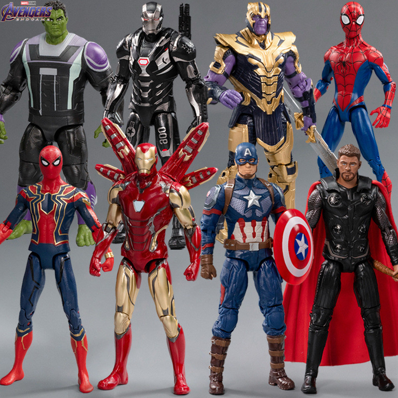 China Animation Toys Marvel Genuine 23cm Movable Figure Spiderman Iron ...