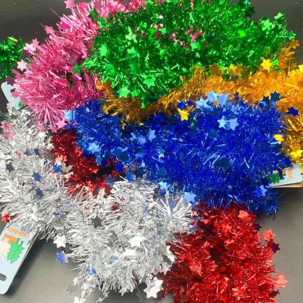 AKT 1.5M Christmas decor garlan assorted colors Garland Home Holiday party Decoration 1PC ...