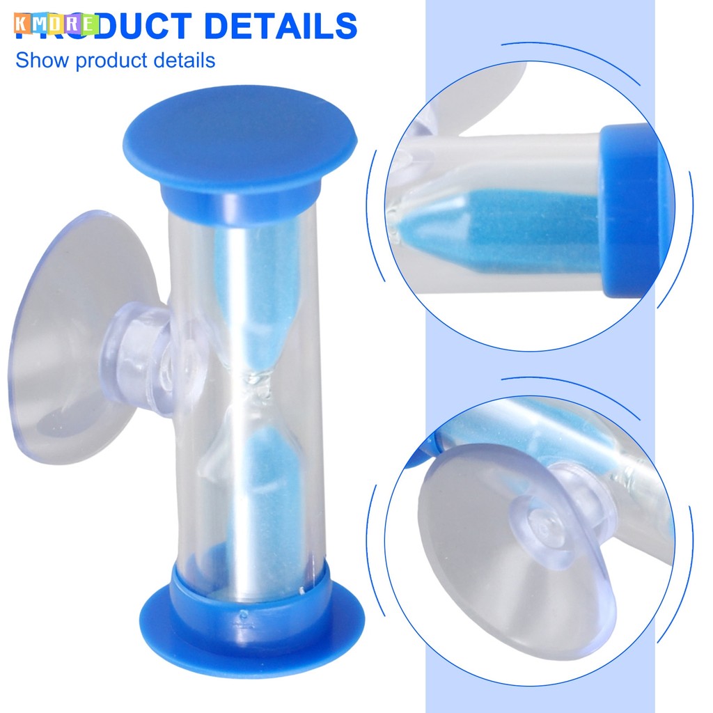 [KMR] 3 Min Blue Sand No Battery Shower Timer Save Water Needed Tooth ...