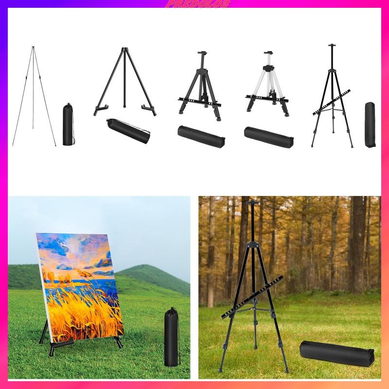 [Predolo2] Easel Stand Tripod Tabletop Easels with Bag Displaying Art ...