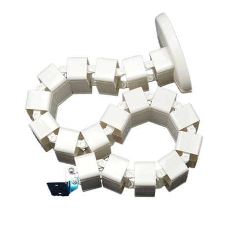 Thick ABS plastic square solid tube for office cable management, wiring ...