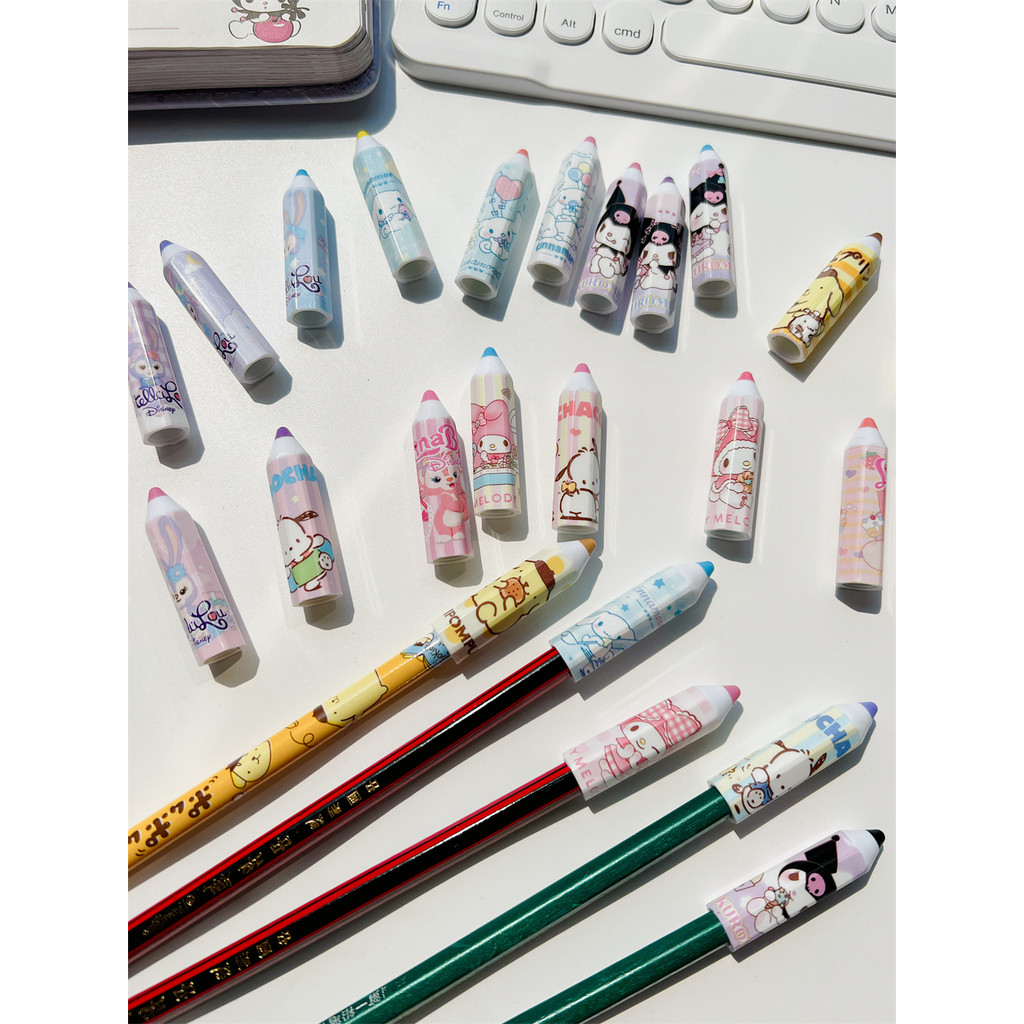 Cute Cartoon Pencil Cap Protector for Elementary School Students ...