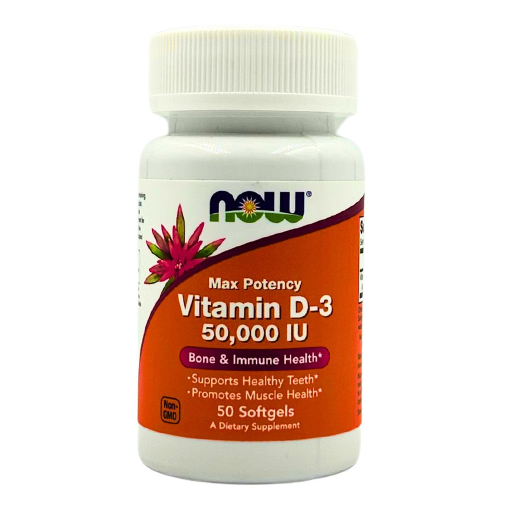 Now High Potency Vitamin D3 50,000 IU (50 Softgels) | Shopee Philippines