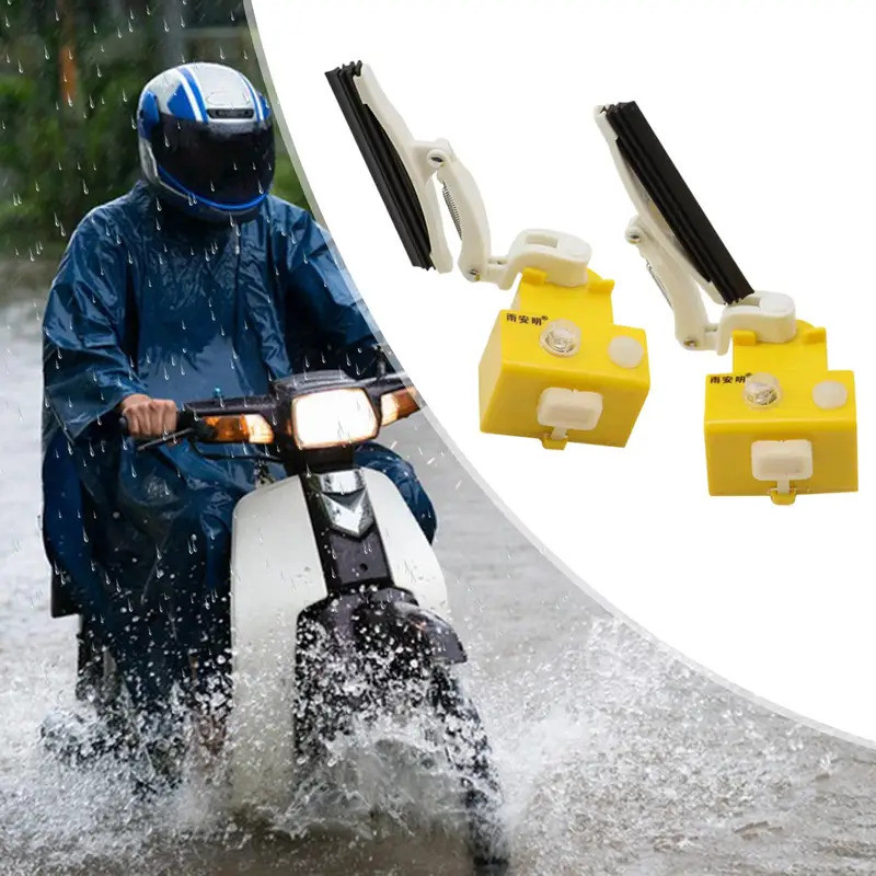 Universal Motorcycle Helmet Wiper DC5V Easy Installation Durable ...