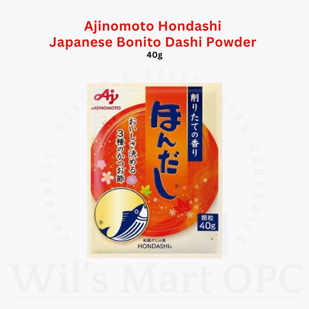 Ajinomoto Hondashi Japanese Bonito Dashi Powder 40g | Shopee Philippines