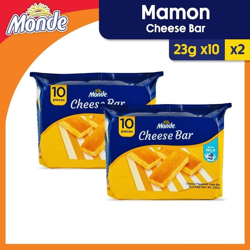 Monde Cheese Bar 23g x 10 X 2 | Shopee Philippines