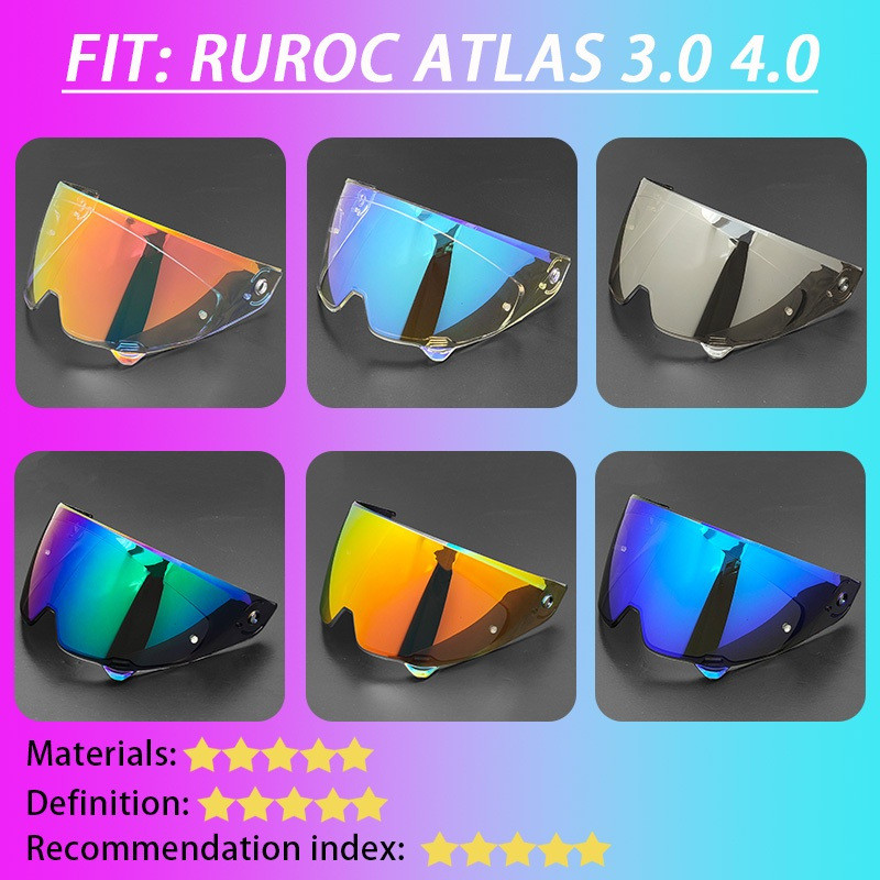 [2025NEW]Suitable for RUROC RUROC ATLAS 3.0/4.0 Helmet Mask Sun Visor ...