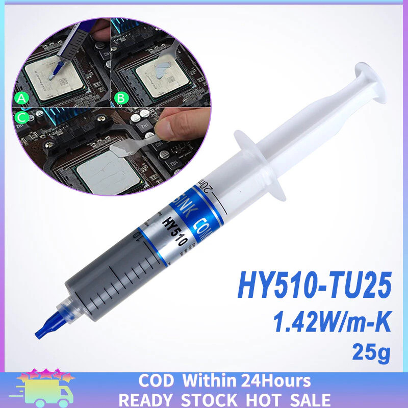 Thermal Grease Paste HY510 for CPU/GPU Heatsink ETC HomeJoy | Shopee ...