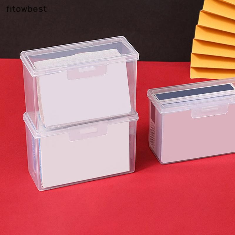 Fbph Storage Box Transparent Plastic Box Card Card Business Card ...