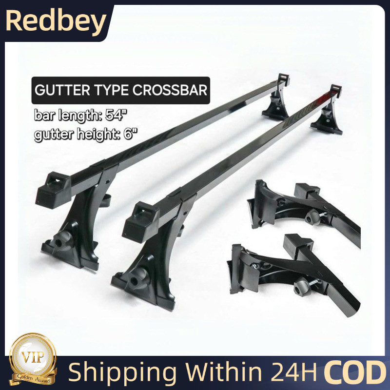 Guttermount Crossbar 54” long Universal type for Cars AUV | Shopee ...