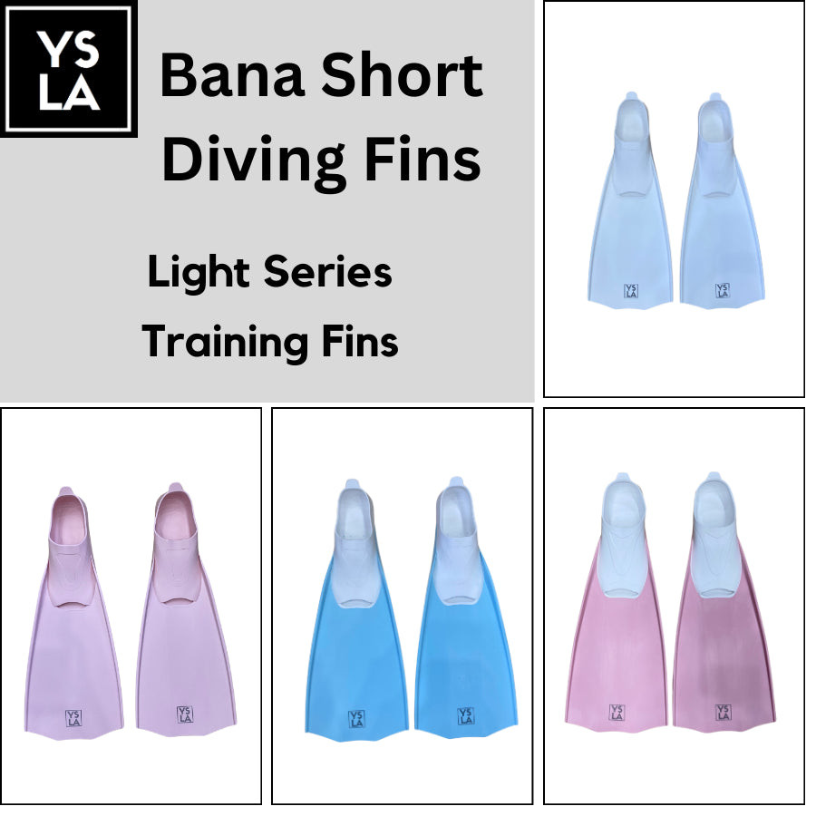 Light Series Bana Silicone Short Diving fins for Snorkeling Scuba ...